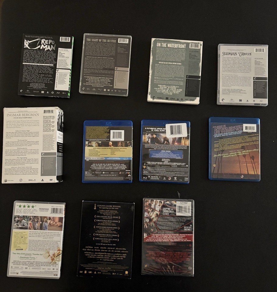 Collection Of Criterion/Classic Blu Rays And DVDs | eBay