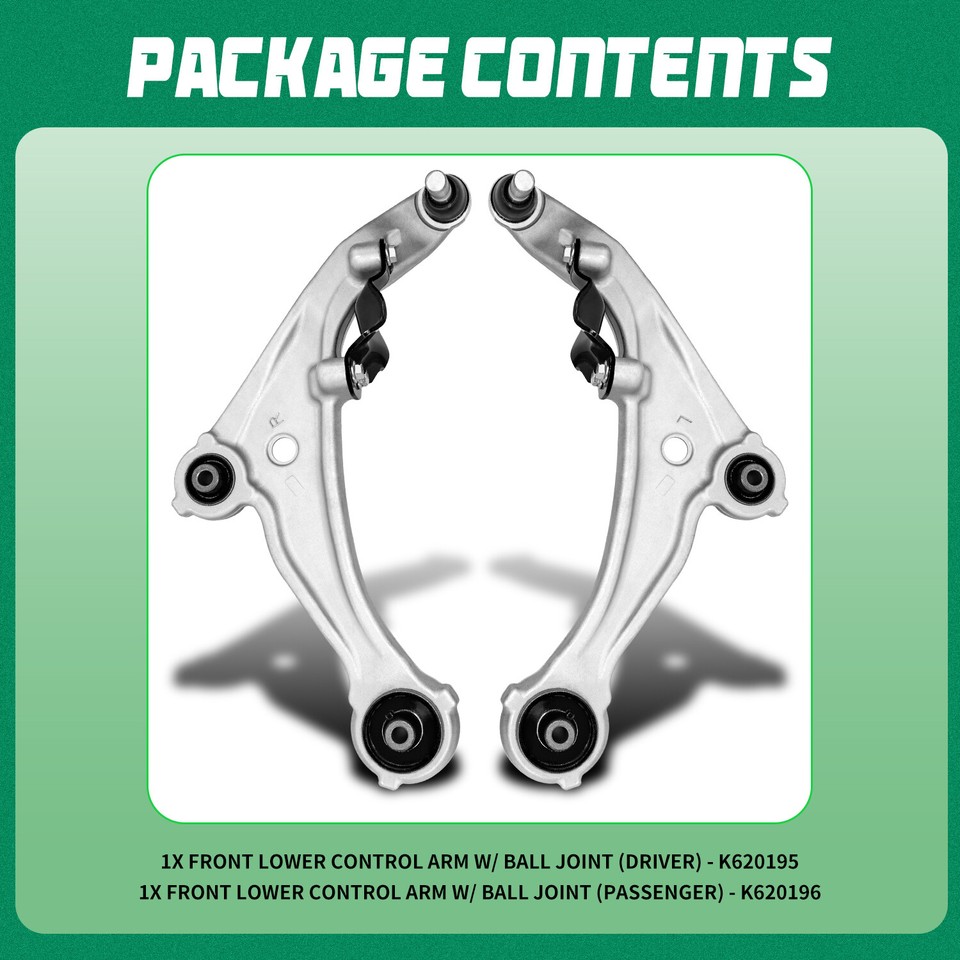 2Pcs Front Lower Control Arm w/ Ball Joint For 2007 - 2013 NISSAN ...