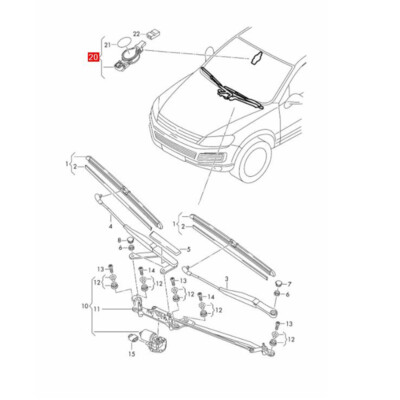 Sale 7P0955559E Rain and Light Sensor for Volkswagen Touareg 7P 2011 ...
