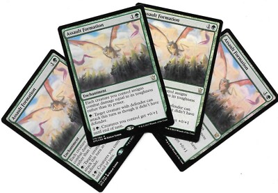 4 ASSAULT FORMATION FOIL RARE Dragons Of Tarkir ENGLISH NM MTG Magic x4 ...