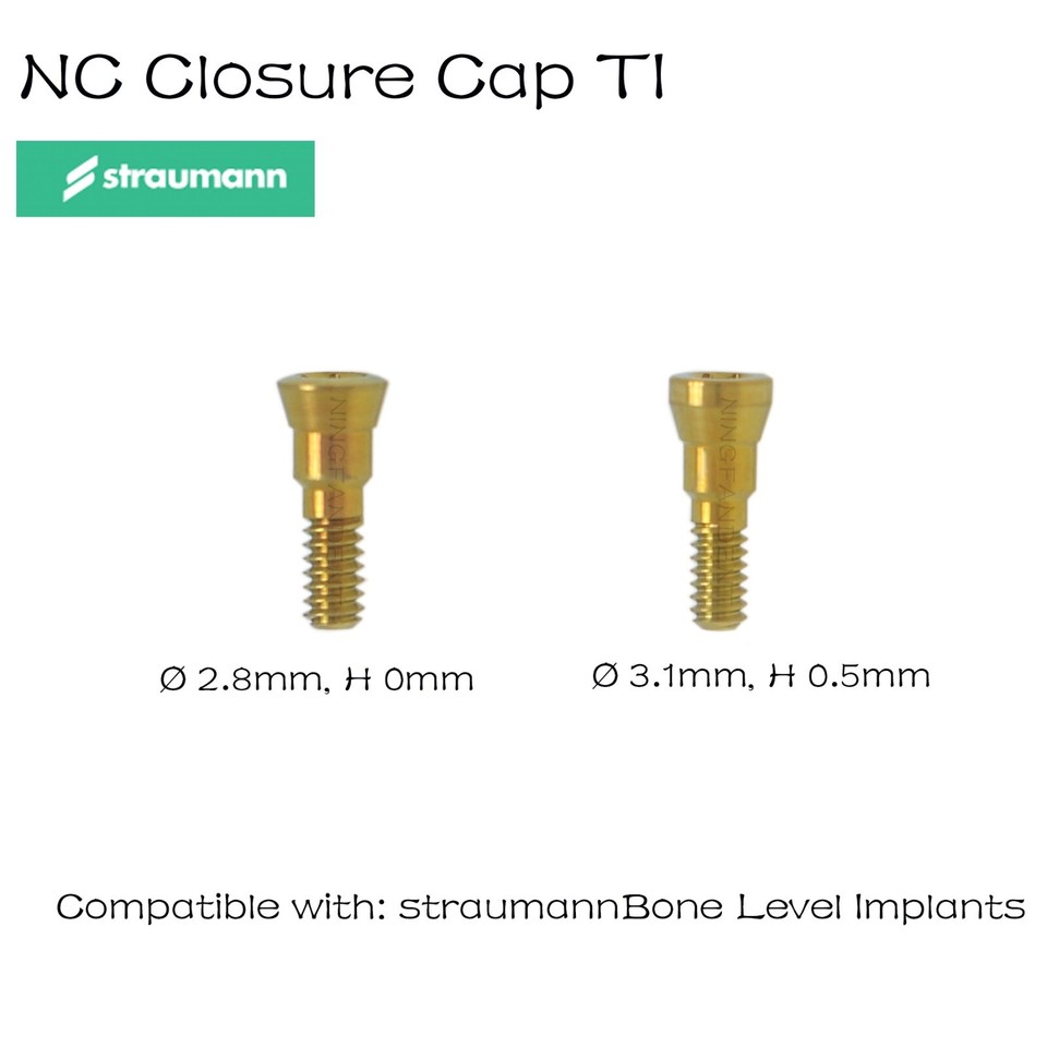 Closure Cover Screw RC/NC Fits Straumann ITI Bone Level/BLT Healing ...