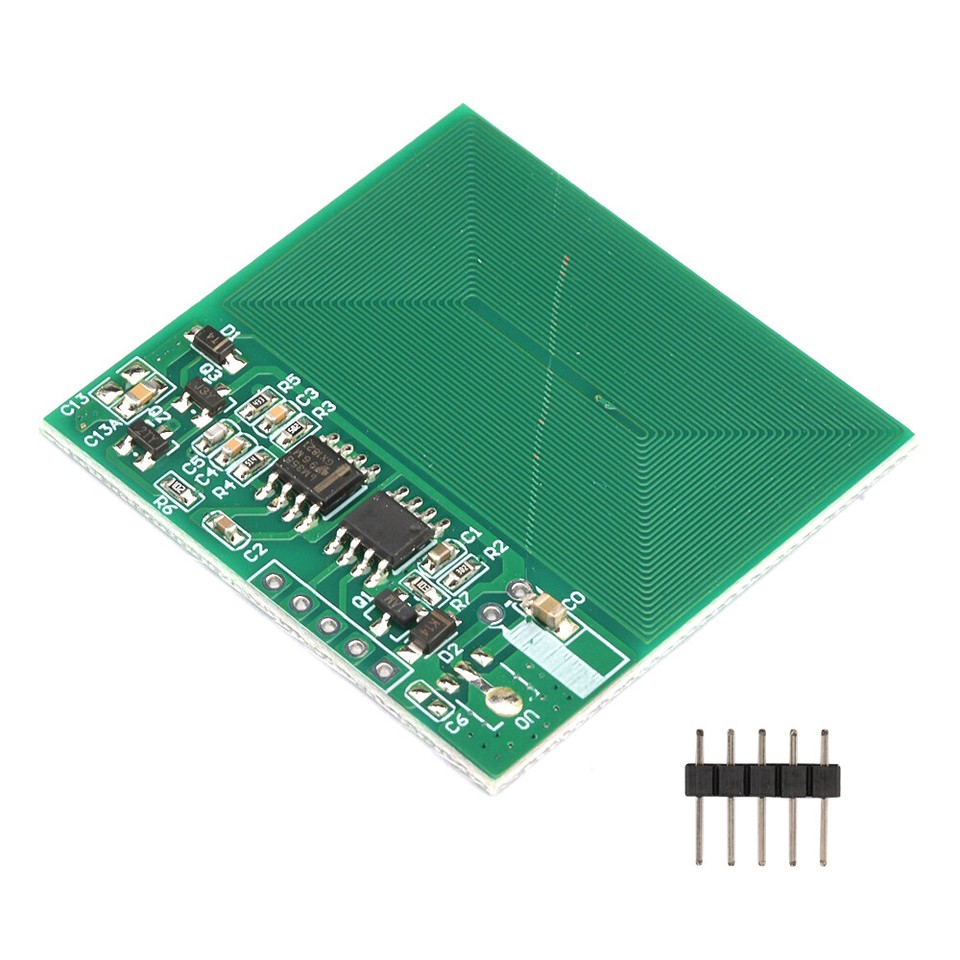 3.3-5V RFID Card Reader Module 125KHz RFID Swipe Decod Module Built-in ...