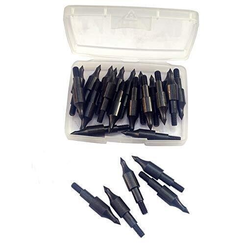 24 Pcs Steel 100 Grain Archery Arrow Field Points Field Tips - Practice ...