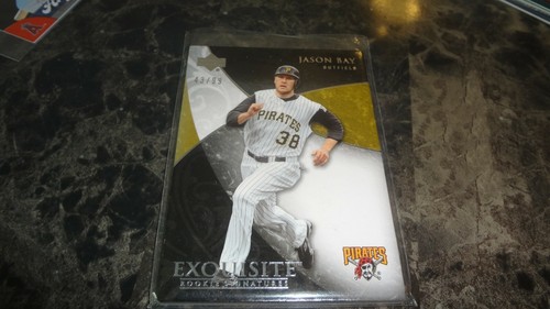 2007 UPPER DECK EXQUISITE ROOKIE SIGNATURES JASON BAY#75 43/99 BASEBALL ...