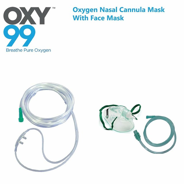 NASAL CANNULA MASK WITH OXYGEN FACE MASK FAST SHIPPING | eBay