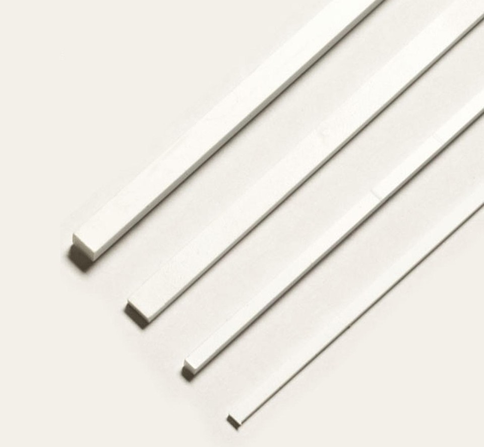 US Stock Pack of 10 ABS Styrene Plastic Flat Rectangular Bars 1.5*3mm 9 ...