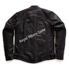 ROYAL ENFIELD "SPIRIT LEATHER JACKET BROWN & BLACK All Season" | eBay