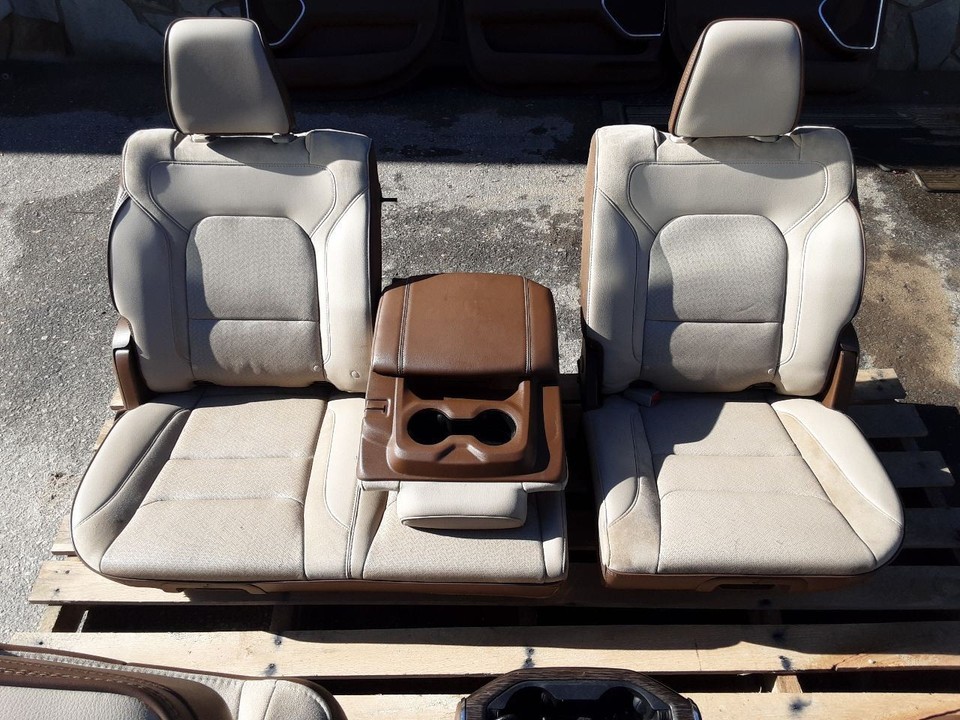 2019-2025 RAM 1500 LEATHER LARAMIE SEATS CREWCAB 5TH GEN INTERIOR 6 LUG ...
