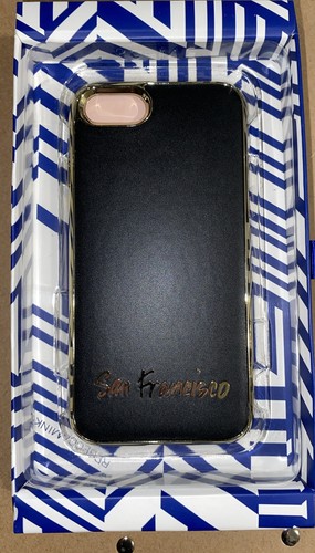 Rebecca Minkoff iPhone Case 6,7,8 San Francisco Genuine Leather Gold ...
