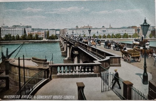 Ancienne Carte Postale London Waterloo Pont Et Somerset Maison | eBay