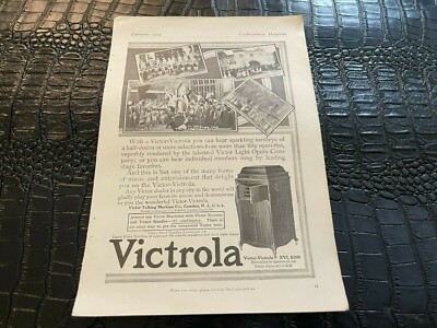 MAGAZINE AD #A3-222 - 1913 VICTROLA stand up phonograph | eBay Australia