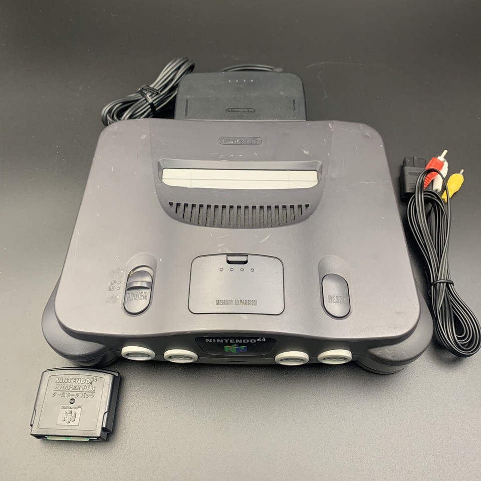 Nintendo 64 N64 Black console Choice OEM controllers Used Region free ...