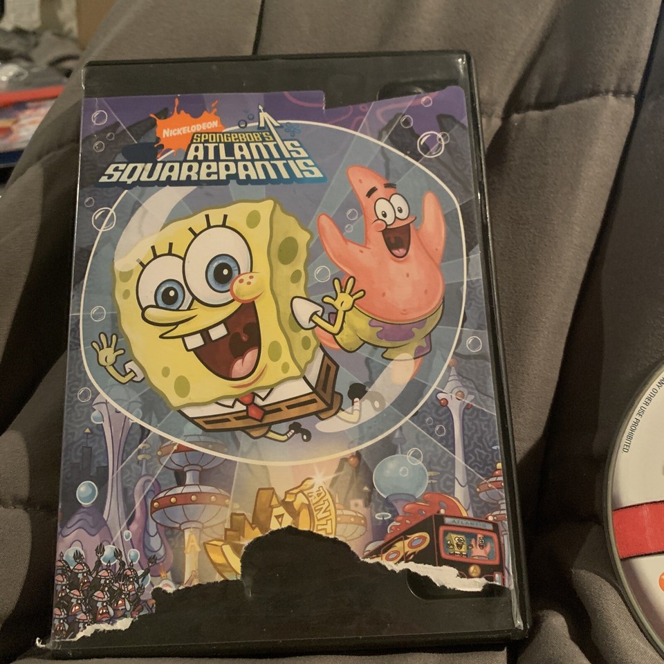 The Spongebob Squarepants Movie & Spongebob’s Atlantis Squarepantis DVD ...