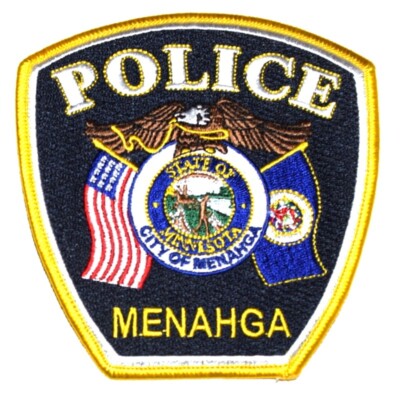 MENAHGA MINNESOTA MN Sheriff Police Patch STATE SEAL FARMER INDIAN ...