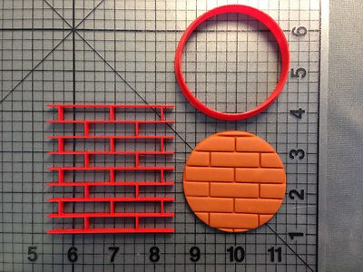 Brick Imprint Cookie Cutter Set | eBay