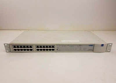 ETHERNET SWITCH 24-PORT 3COM SUPERSTACK II DUAL SPEED HUB 500 RACKMOUNT ...