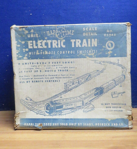 " EMPTY BOX " FOR HAPPI-TIME MARX MODEL 05945 ELECTRIC TRAIN SET 627684 ...