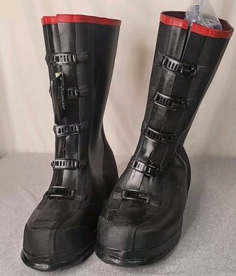 Ranger Men's Rubber Overboot 5 Buckle Closure Sz 9 NEW! | eBay