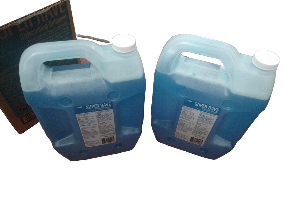 SSDC SUPER RAVE Dishwashing Detergent #1114028 New 2 Gallon Lot Snap ...
