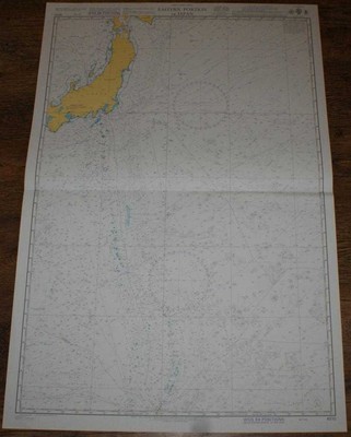 Nautical Chart No. 4510 North Pacific Ocean, Eastern Portion of Japan ...