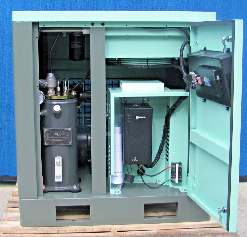 2026 Maximus 10 HP Rotary Screw Air Compressor VFD 230V Single Phase | eBay