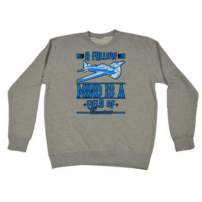 A Fallow Mind Is A Field Of Discontent Aviation Plane - Funny Jumper ...