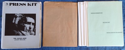 NICKEL RIDE - PRESS KIT -JASON MILLER- CUSTOM FOLDER, (8) B&W PHOTOS ...