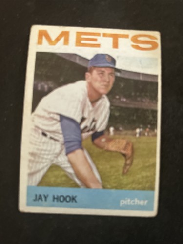 1964 Topps Baseball Card #361 Jay Hook New York Mets Vg Free Shipping ...
