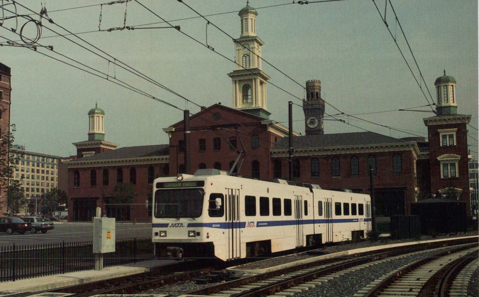 Baltimore MTA LRV Rail System Car 5009 Camden Yards Vintage Postcard | eBay