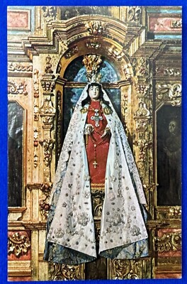 Vintage 1970s America's Oldest Madonna dated 1610 Santa Fe New Mexico ...