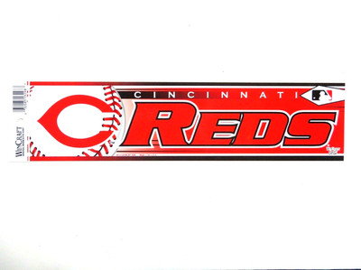 Cincinnati Reds Bumper Sticker/Strip (Major League Baseball)(Wincraft ...