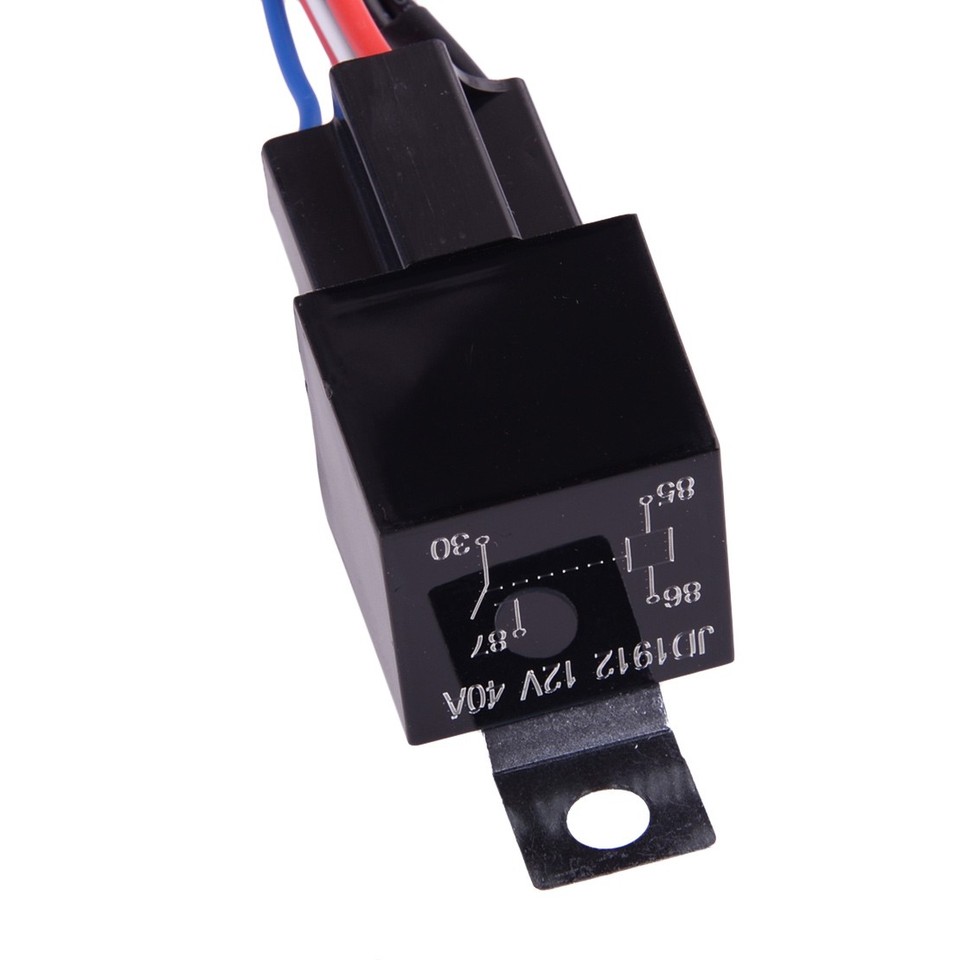 1Set 12V Universal LED Work Fog Light Wiring Harness Switch Relay Fuse ...