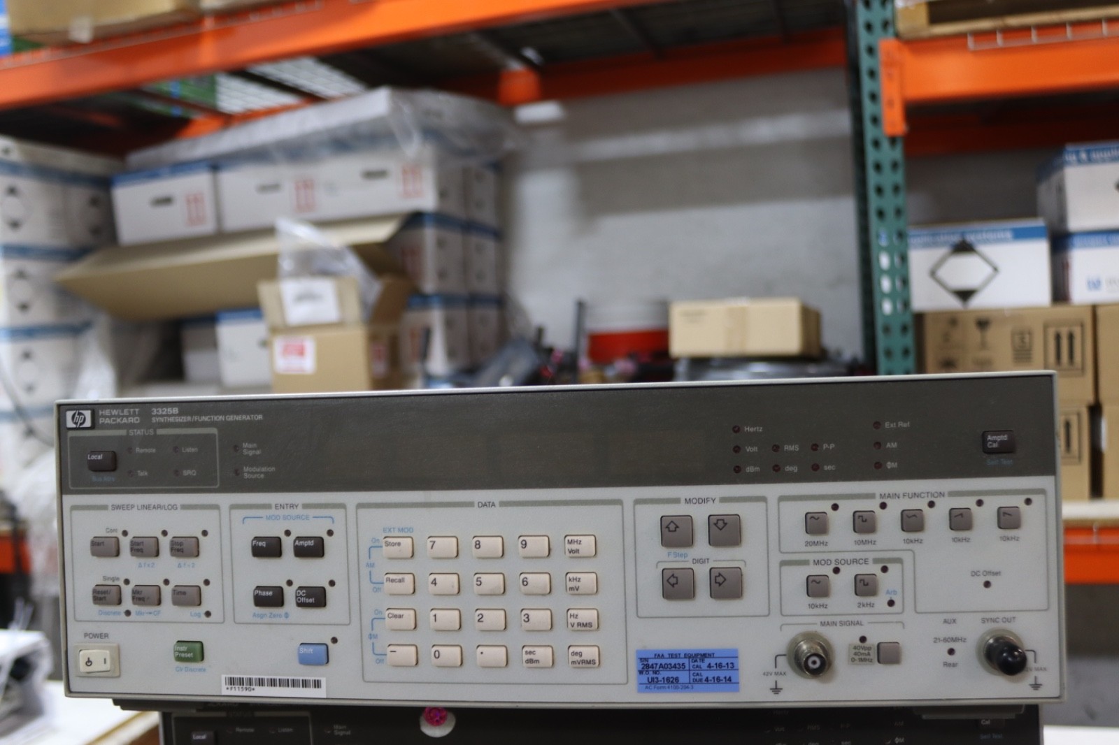HP Synthesizer/Function Generator 3325B Hewlett Packard | eBay