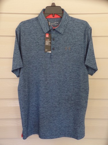 Under Armour Men's Playoff Heather Stripe Golf Polo 1253479 SM NWT'S ...
