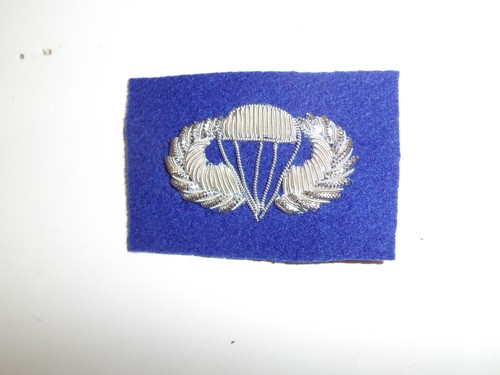 b1112 WW 2 US Army Airborne Officer Jump wings English style Blue ...