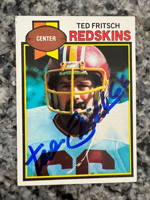 Ted Fritsch Signed WASHINGTON REDSKINS Card 1979 Topps | eBay