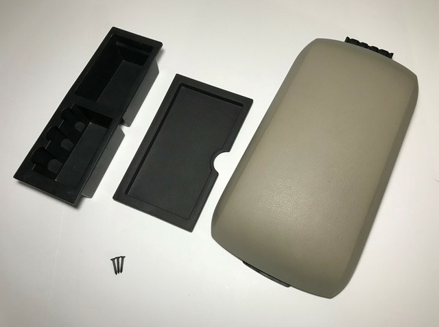 07 08 09 10 Ford Edge Center Console Armrest Arm Rest Lid Top Pad Beige ...