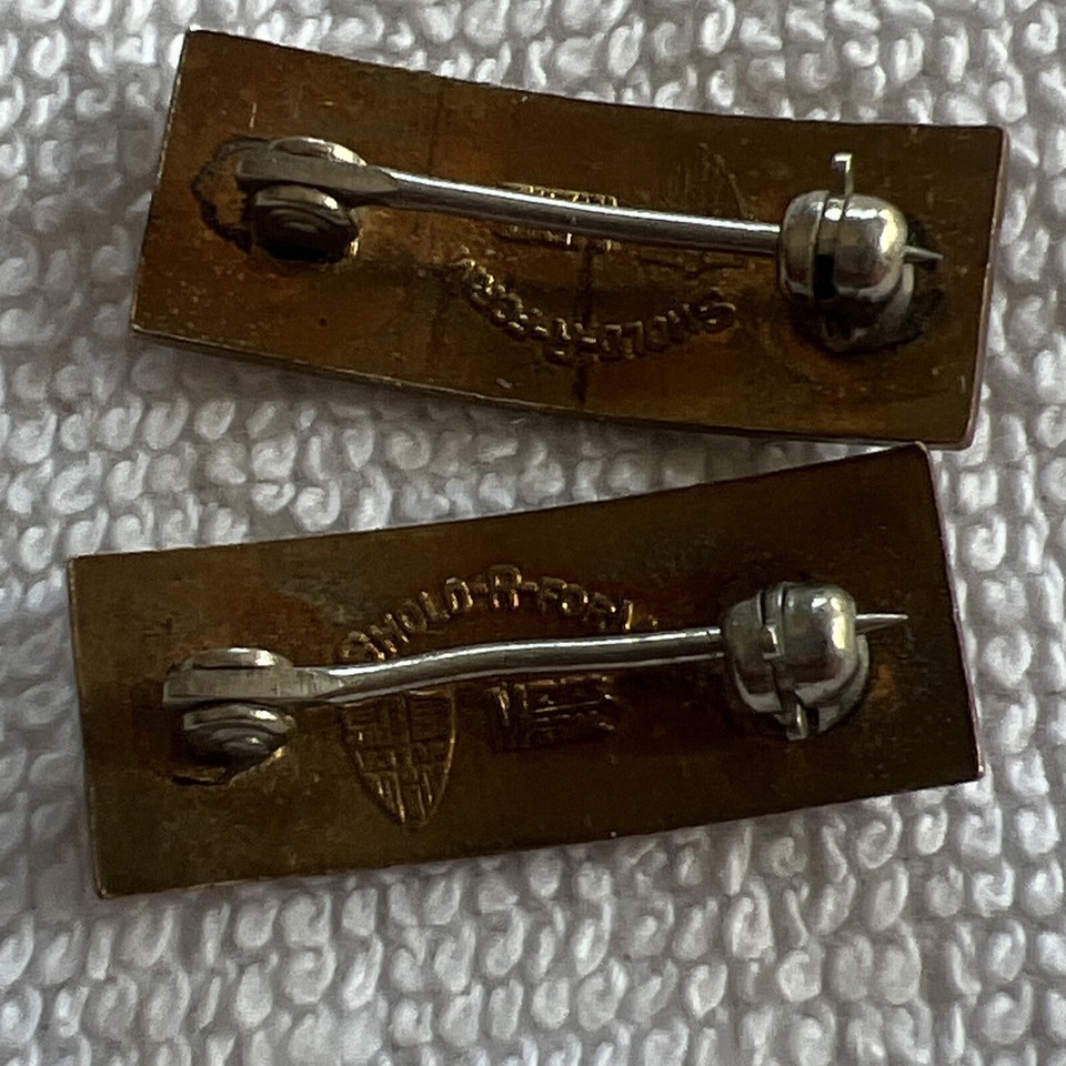 Vintage Shold-R-Form WWII US Military Army 1st Lieutenant Insignia Rank ...