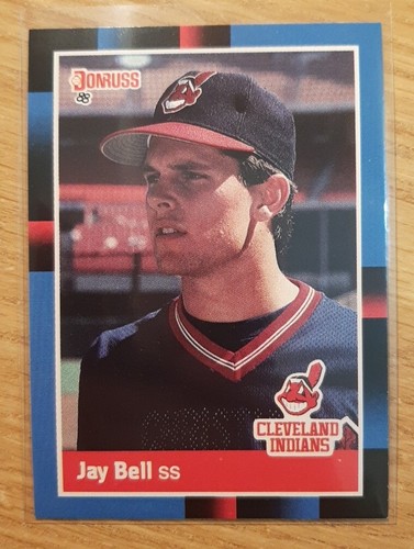 1988 DONRUSS JAY BELL ROOKIE #637 CLEVELAND INDIANS | eBay