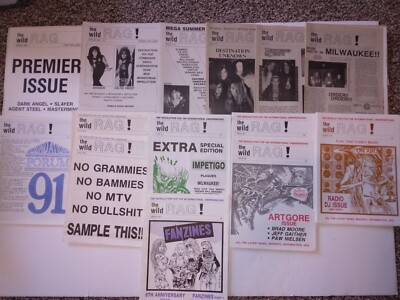 THE WILD RAG MAGAZINE 15 ISSUE SET | eBay