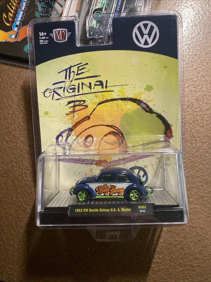 CHASE M2 Machines 1:64 1953 Volkswagen Beetle Deluxe The Slug Bug ...