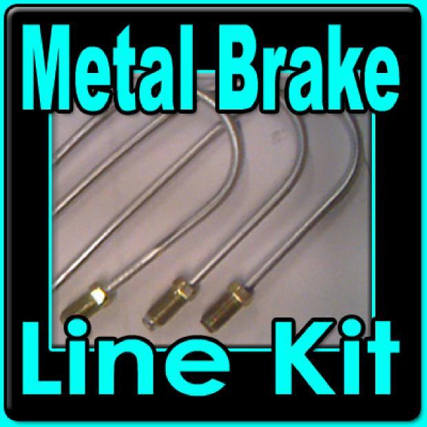 Complete metal brake line kit Chev S10 GMC S15 82 to 98 -replace rusted ...