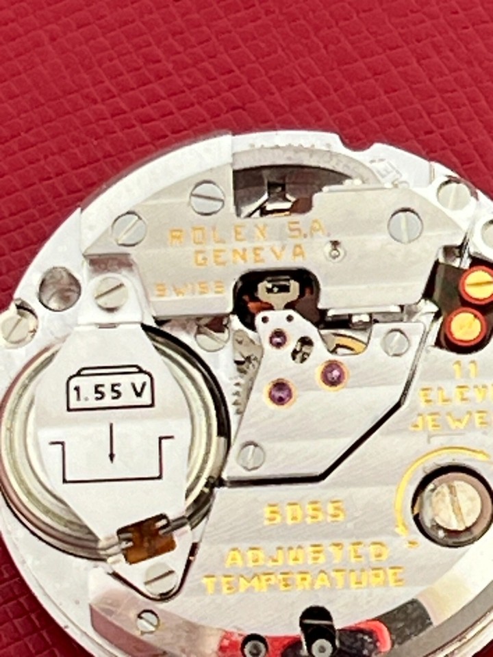 ROLEX QUARTZ DAY-DATE CALIBER 5055 MOVEMENT NEEDS SERVICE - NICE! | eBay