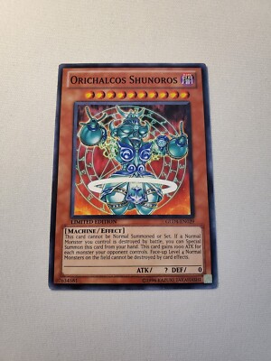 Yugioh - Orichalcos Shunoros GLD4-EN029 NM Limited Common | eBay