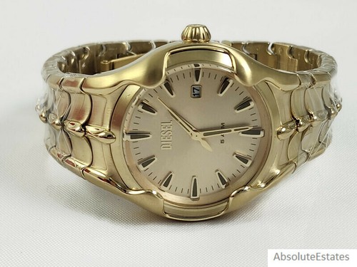 NEW Diesel Vert Metamorph Collection Gold Stainless Mens Watch DZ2186 ...