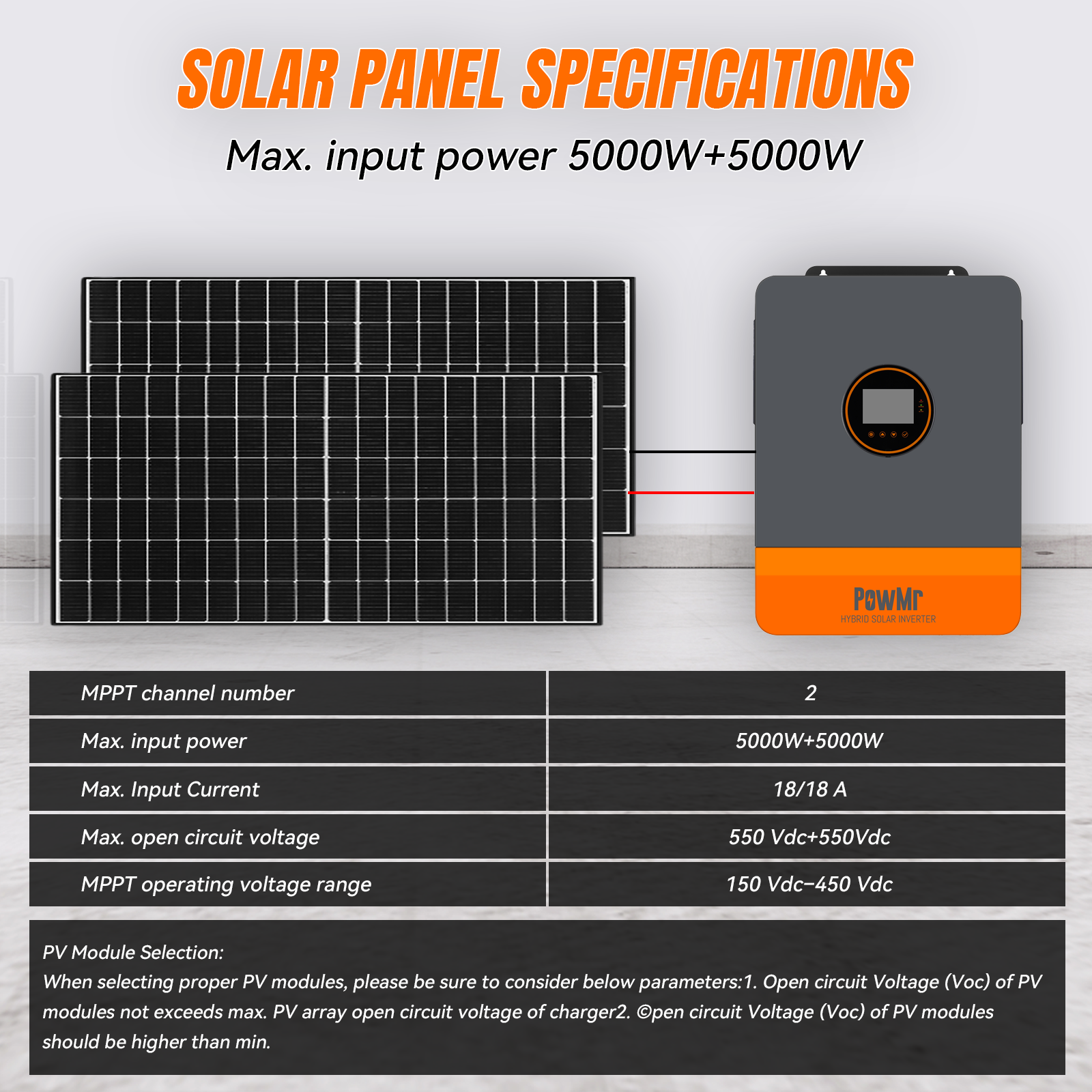 13KW 48V Solar Hybrid Inverter 110V/208V/220V Split Phase 140A MPPT ...