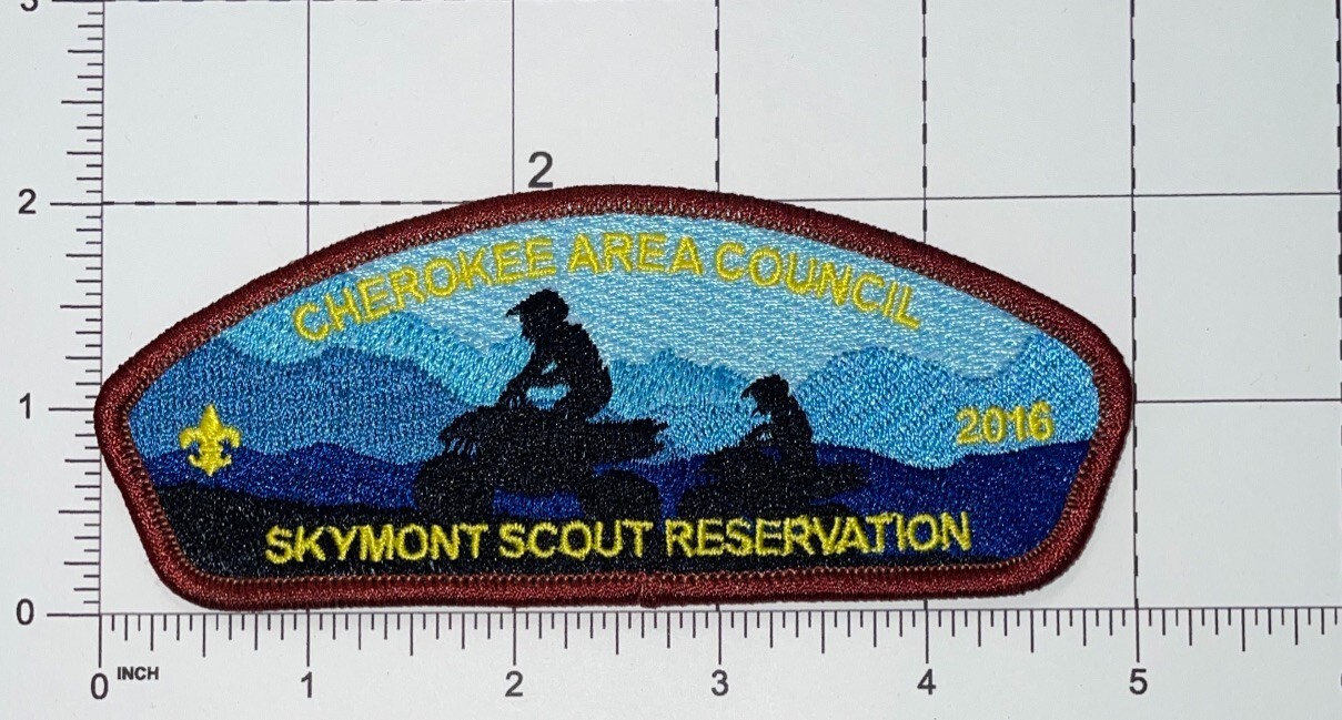 BSA 2016 Cherokee Area Council Skymont Scout Reservation Patch Iron-On ...