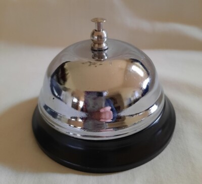 Service Counter Bell, Silver-Tone Top Dome Bell | eBay
