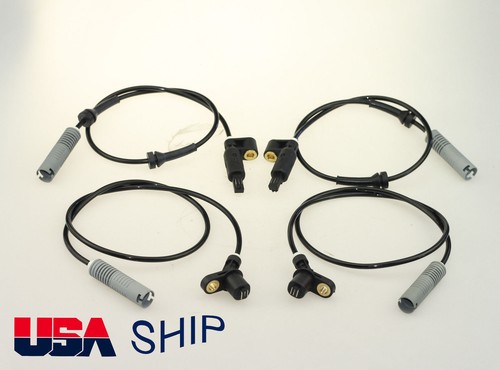 New ABS Wheel Speed Sensor Front+Rear FOR BMW 318 323i 323is 328i 325i ...