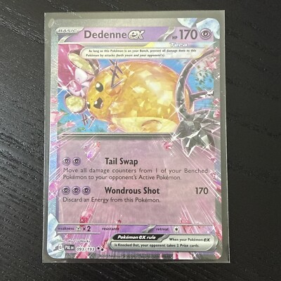 Holo Dedenne ex - 093/193 Double Rare Paldea Evolved Pokemon TCG | eBay